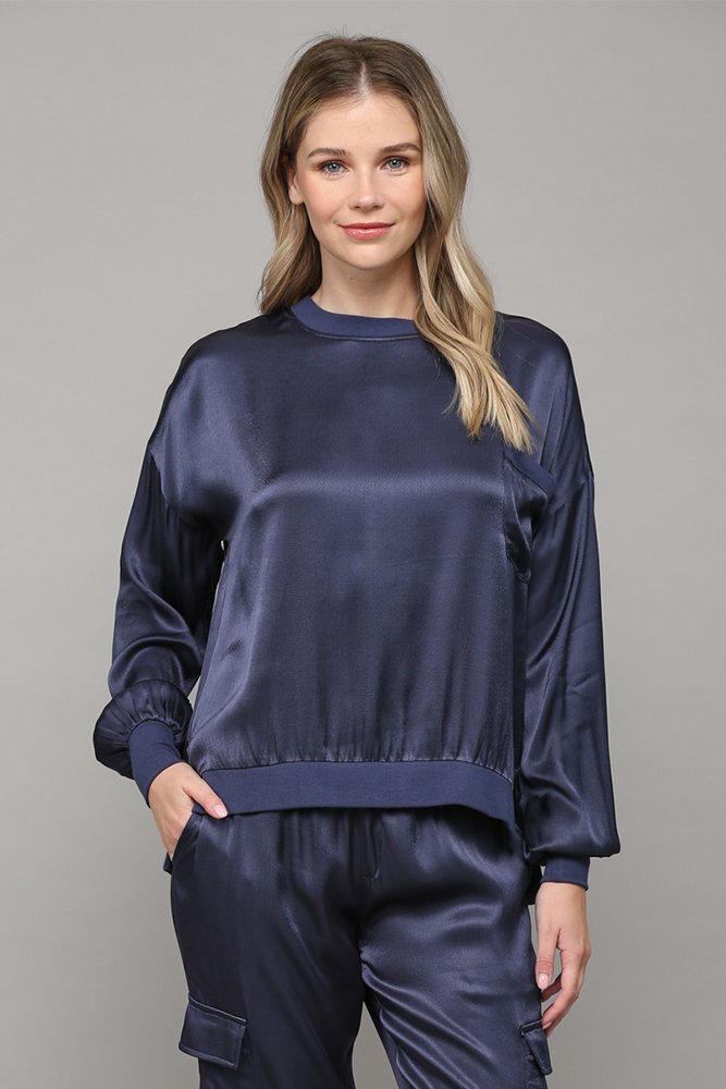 Satin Banded Top - 20020