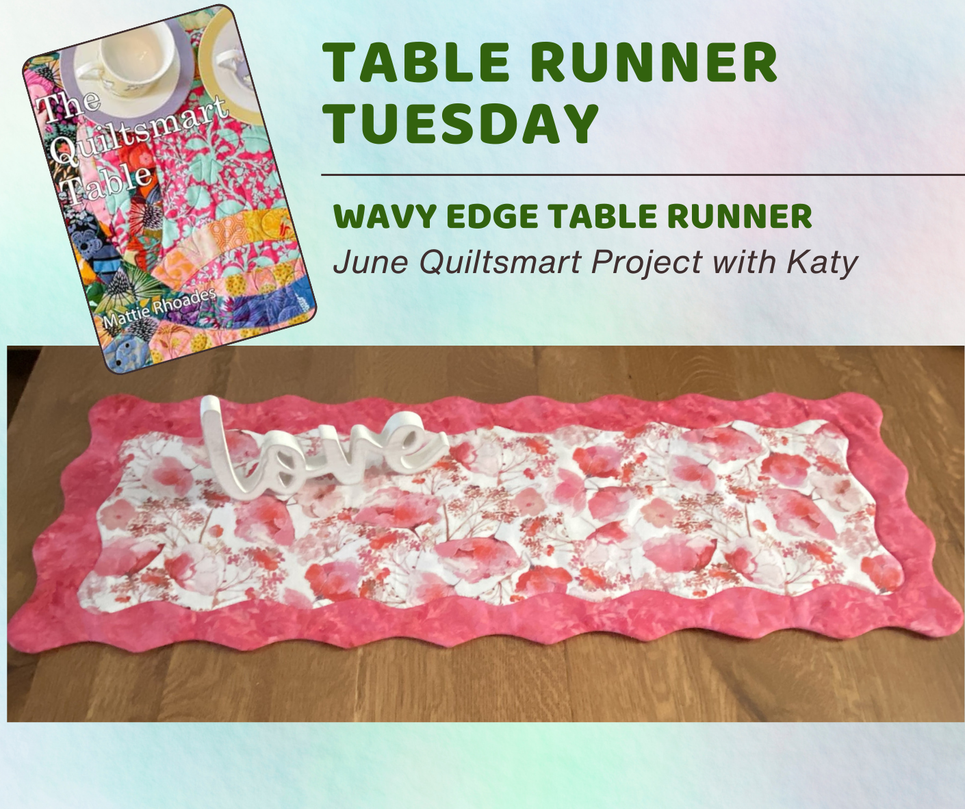 Table Runner Tuesday with Katy - Wavy Edge Table Runner