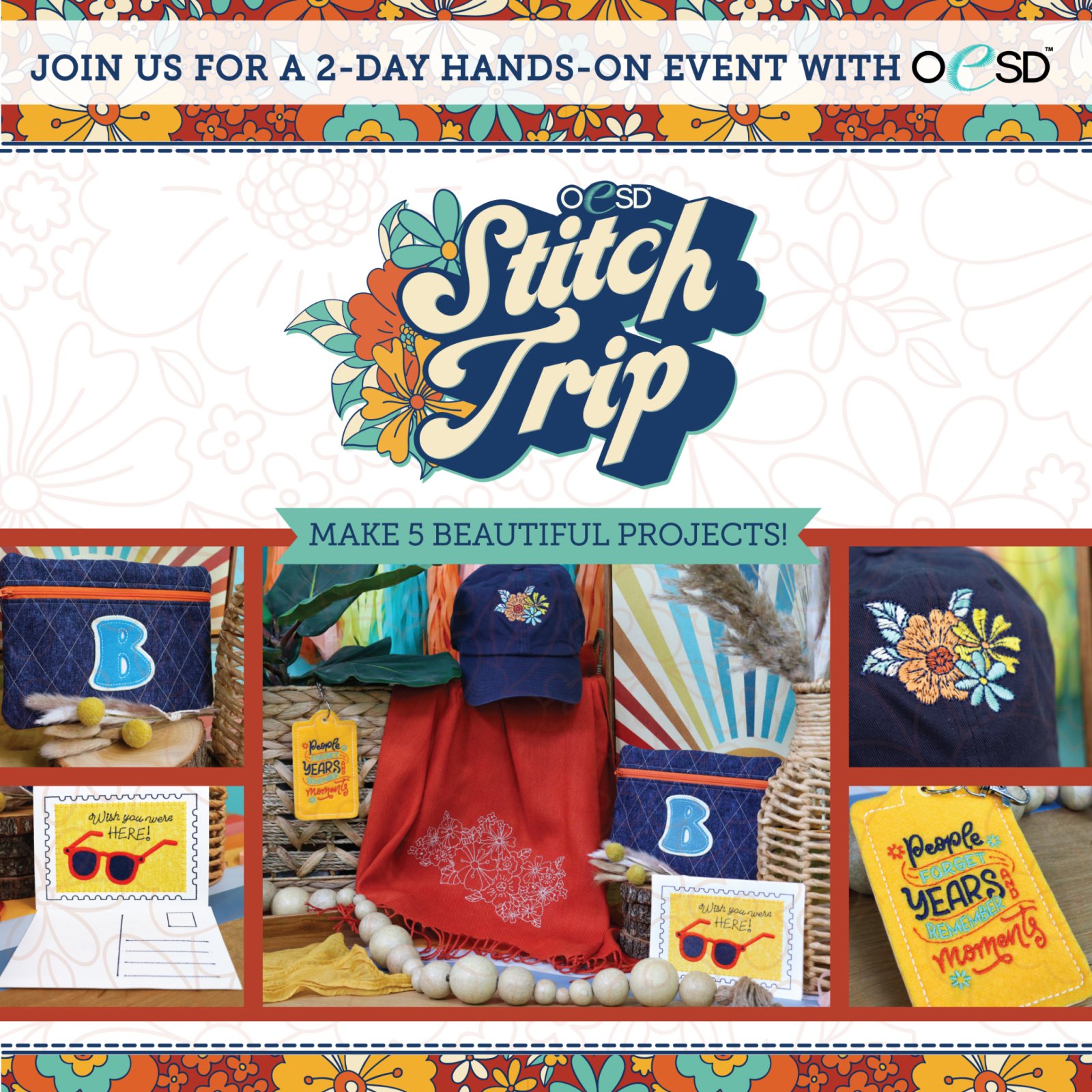 OESD - Stitch Trip - coming to Sewing Studio - Day 2 and 3