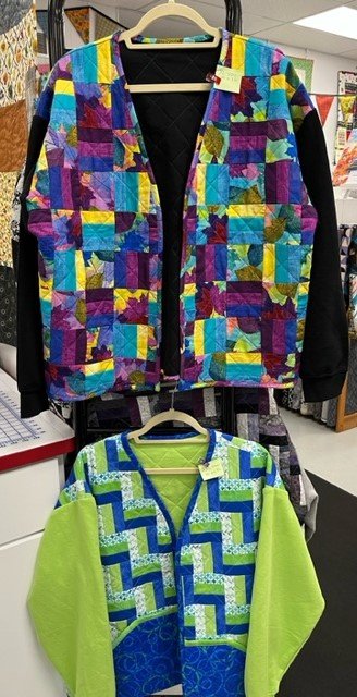 Quilted Sweatshirt Jacket