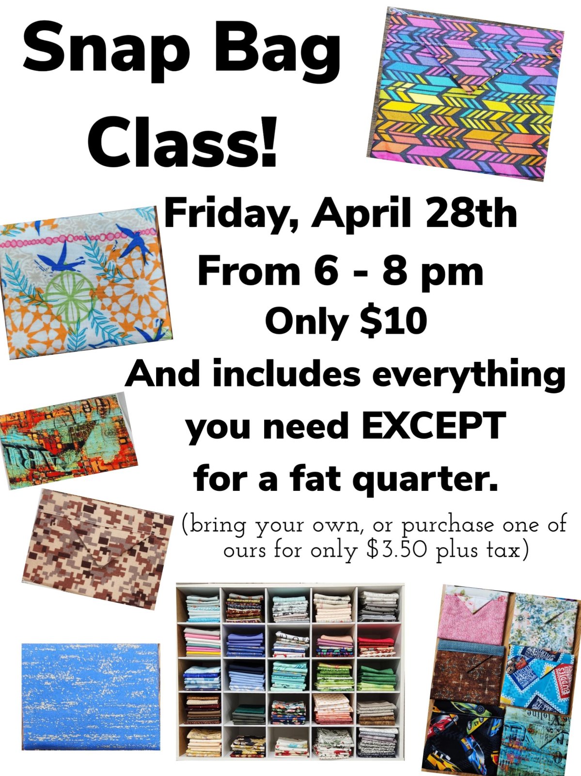 Snap Bag Class