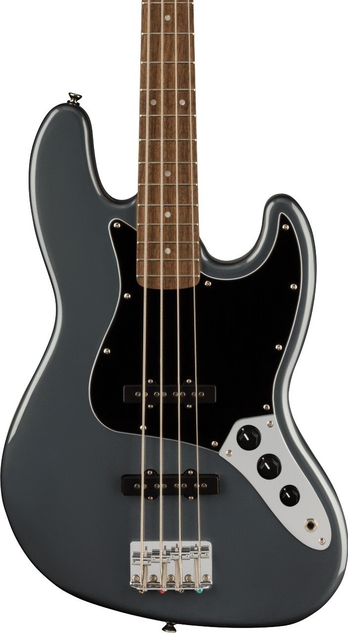 Squier Affinity Series Jazz Bass in Charcoal Frost Metallic