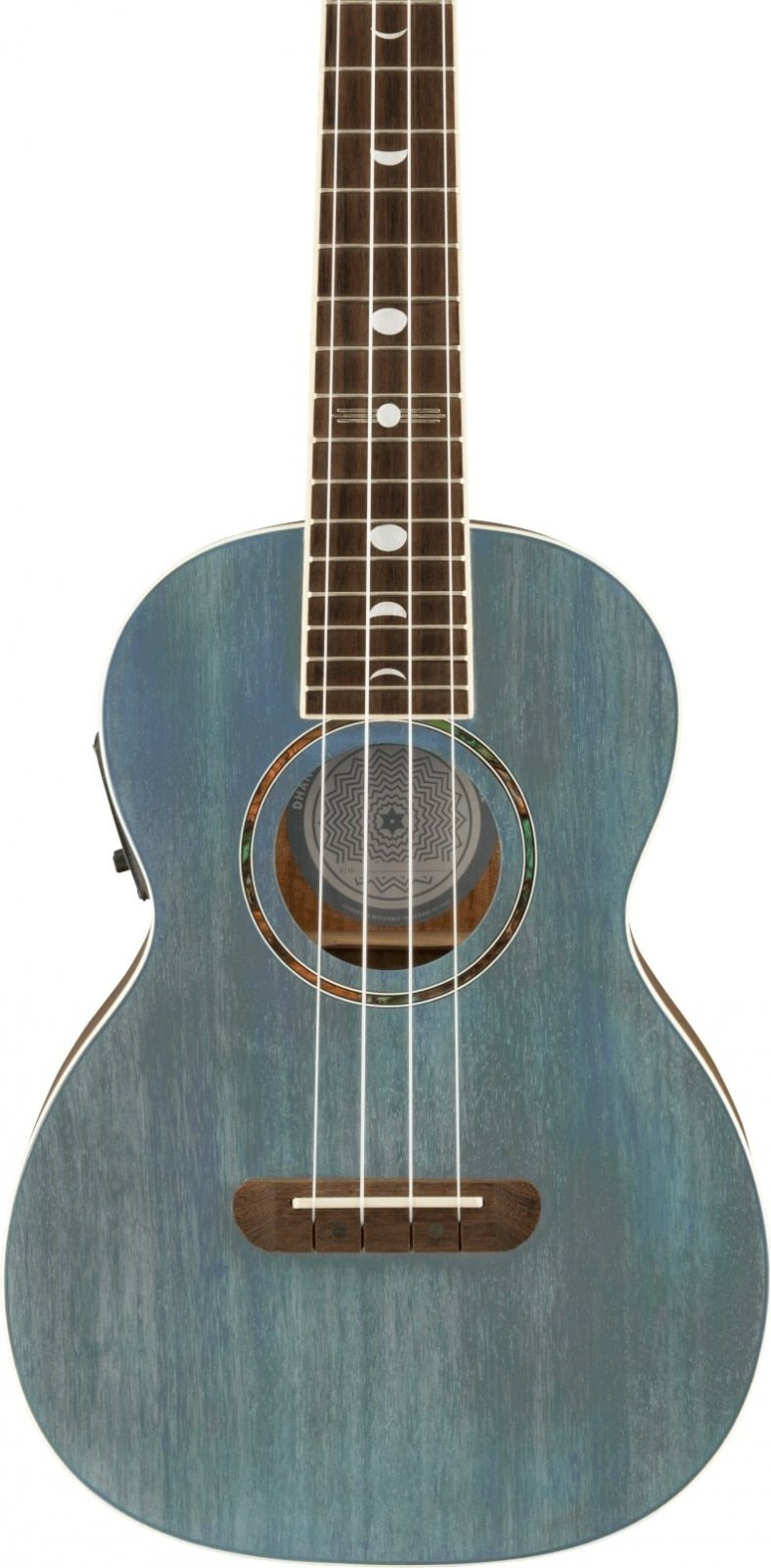 Fender Dhani Harrison Ukulele in Turquoise w/ Gig Bag