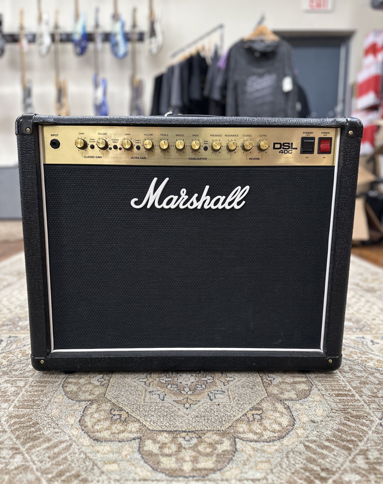 Used Marshall DSL40C 2-Channel 40-Watt 1x12 Tube Combo Amplifier