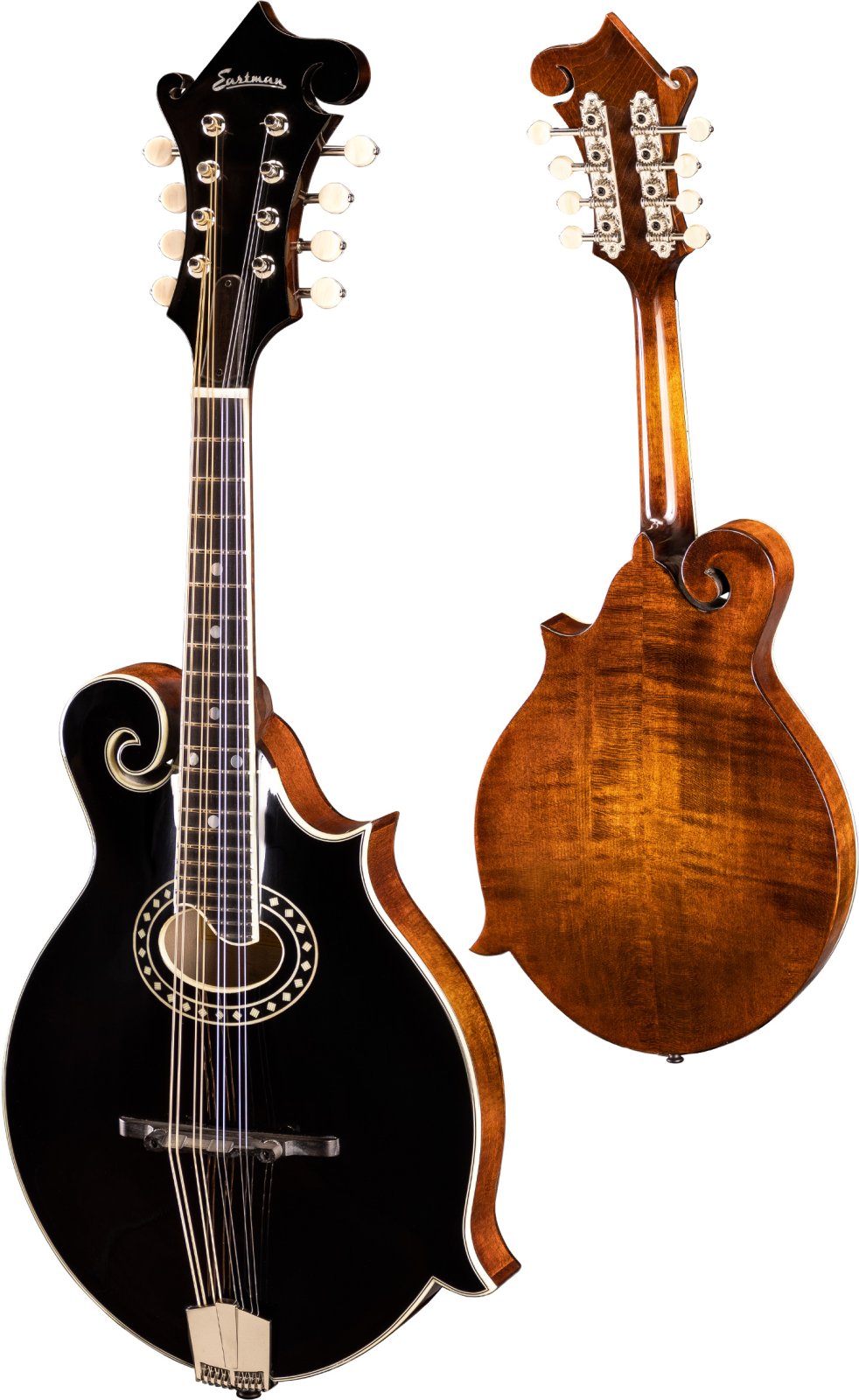 Eastman MD514-BK-LTD Limited Edition F-Style Mandolin w/ Hard Case ...
