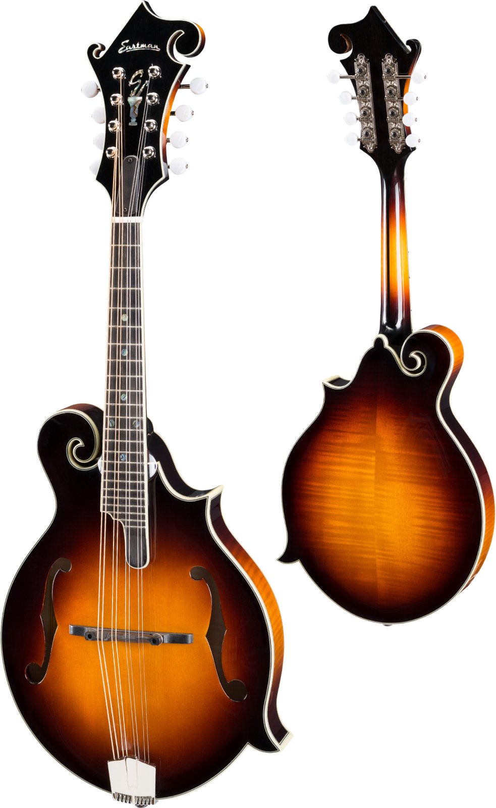 Eastman MD815-SB F-Style Mandolin in Sunburst w/ Hard Case & Free Pro ...