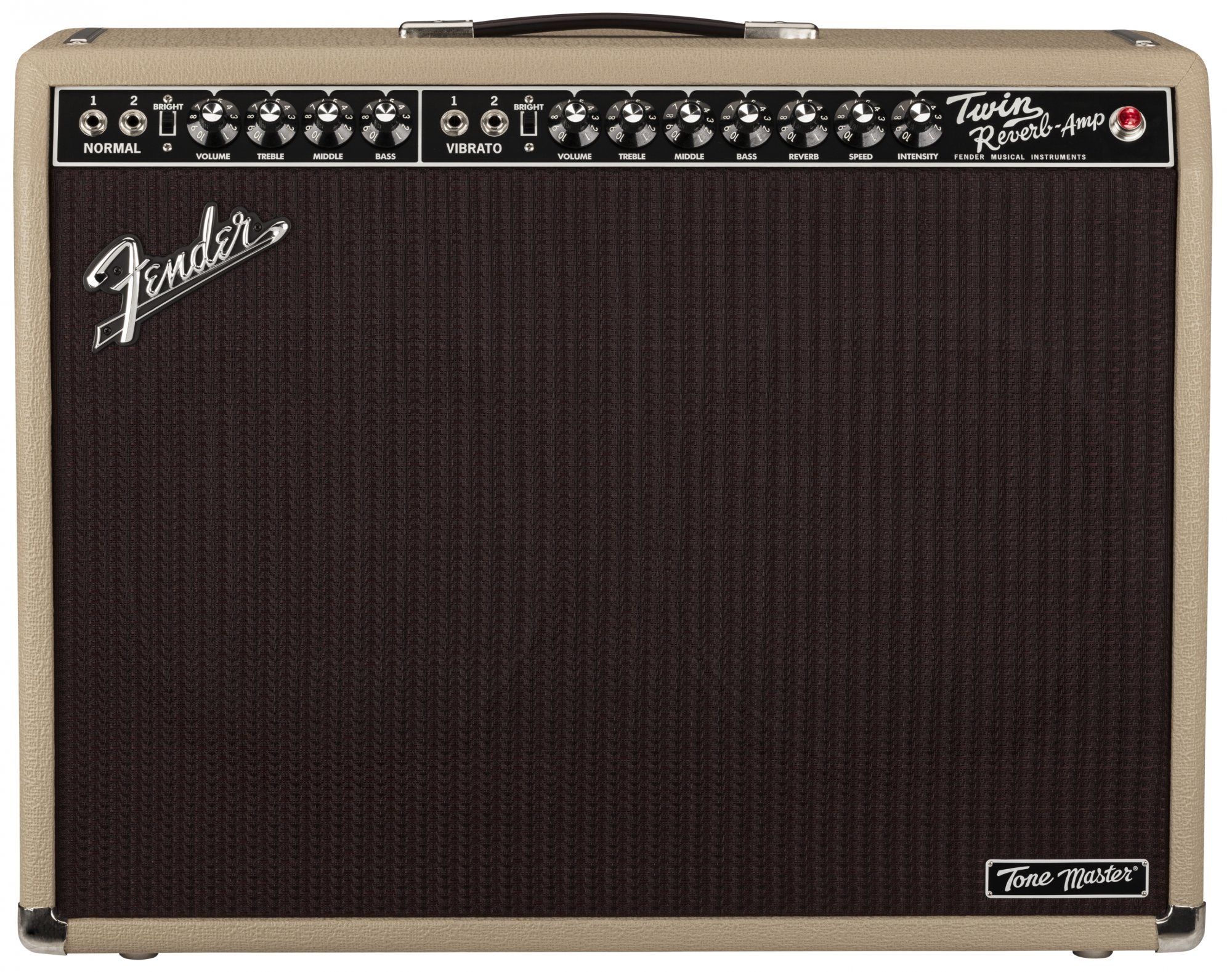 Fender Tone Master Twin Reverb Blonde 200W 120V 2x12 Digital Guitar Amp