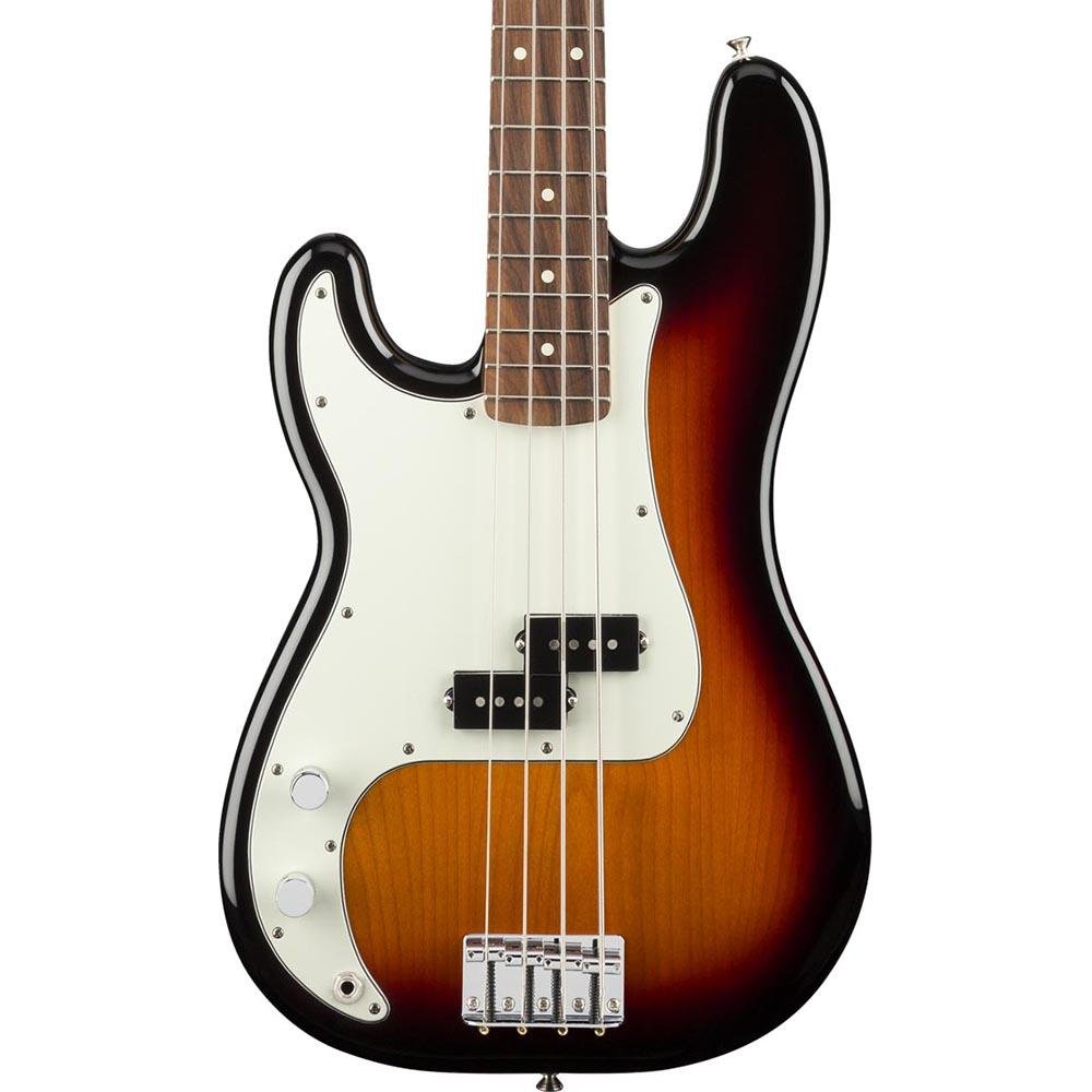 Fender Player Left-Handed Precision Bass in 3-Tone Sunburst