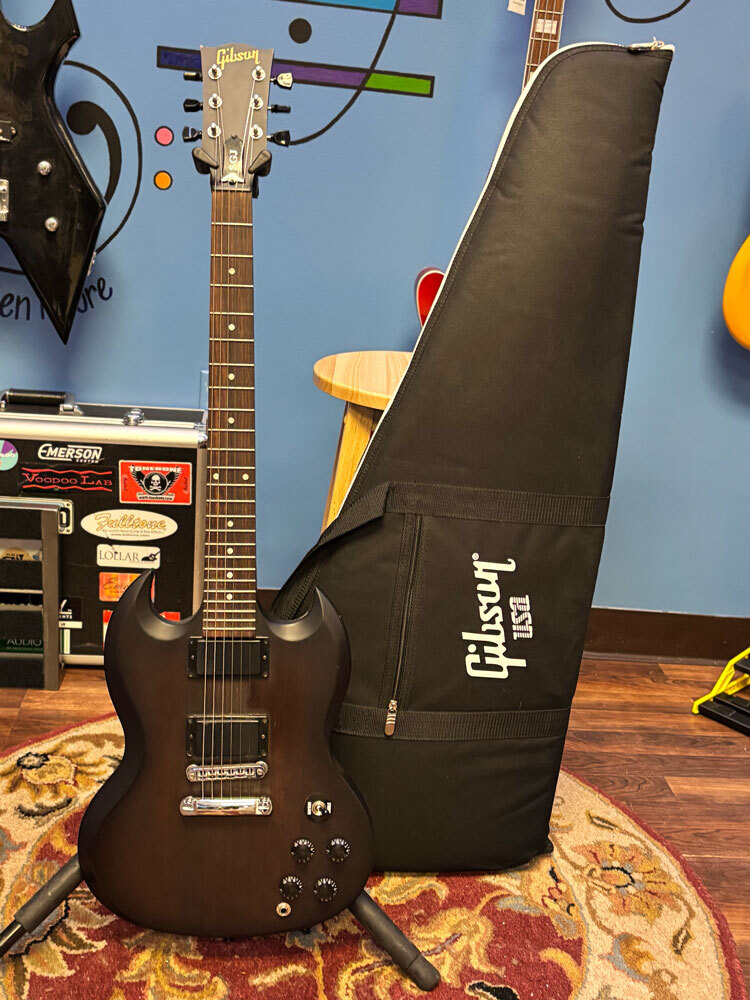 USED Gibson SGJ Chocolate 2013 Electric with Gibson bag