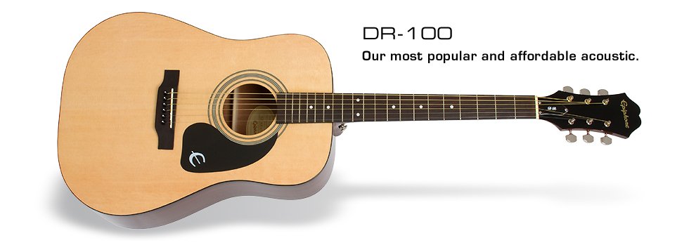 Epiphone DR-100 Acoustic-Natural