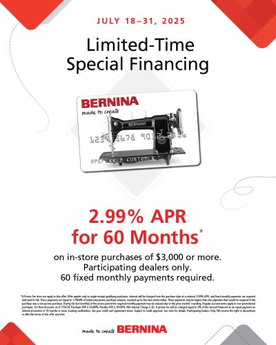 The BERNINA Credit Card: Empowering Creativity