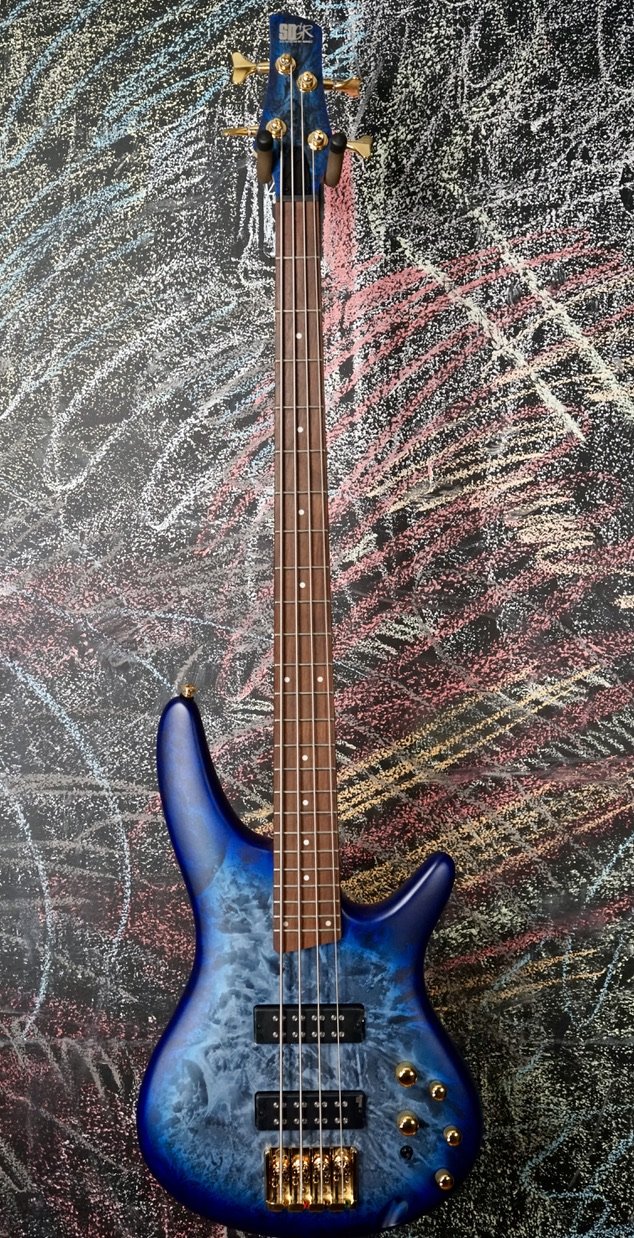 Ibanez SR300EDX Electric Bass Cosmic Blue Frozen Matte