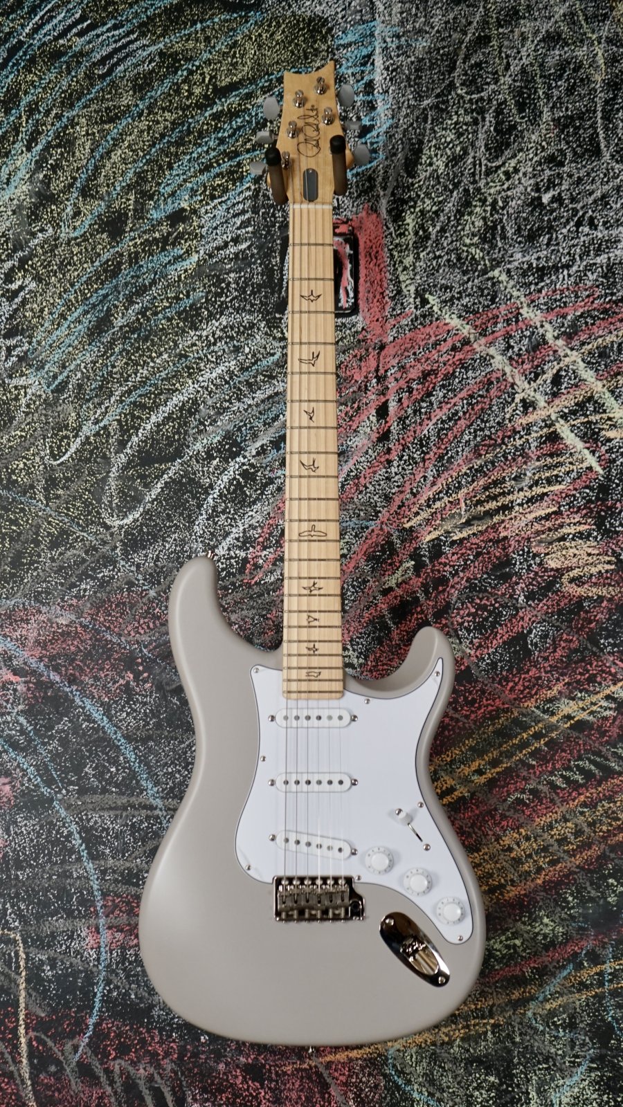 PRS Silver Sky Moc Sand Satin, Maple neck/fretboard, Small J-bird ...