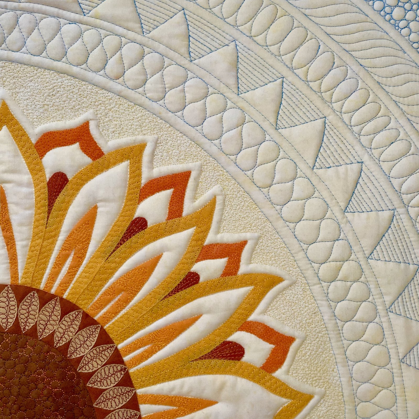 Sunflower - Threads & Free Motion Beginners Workshop