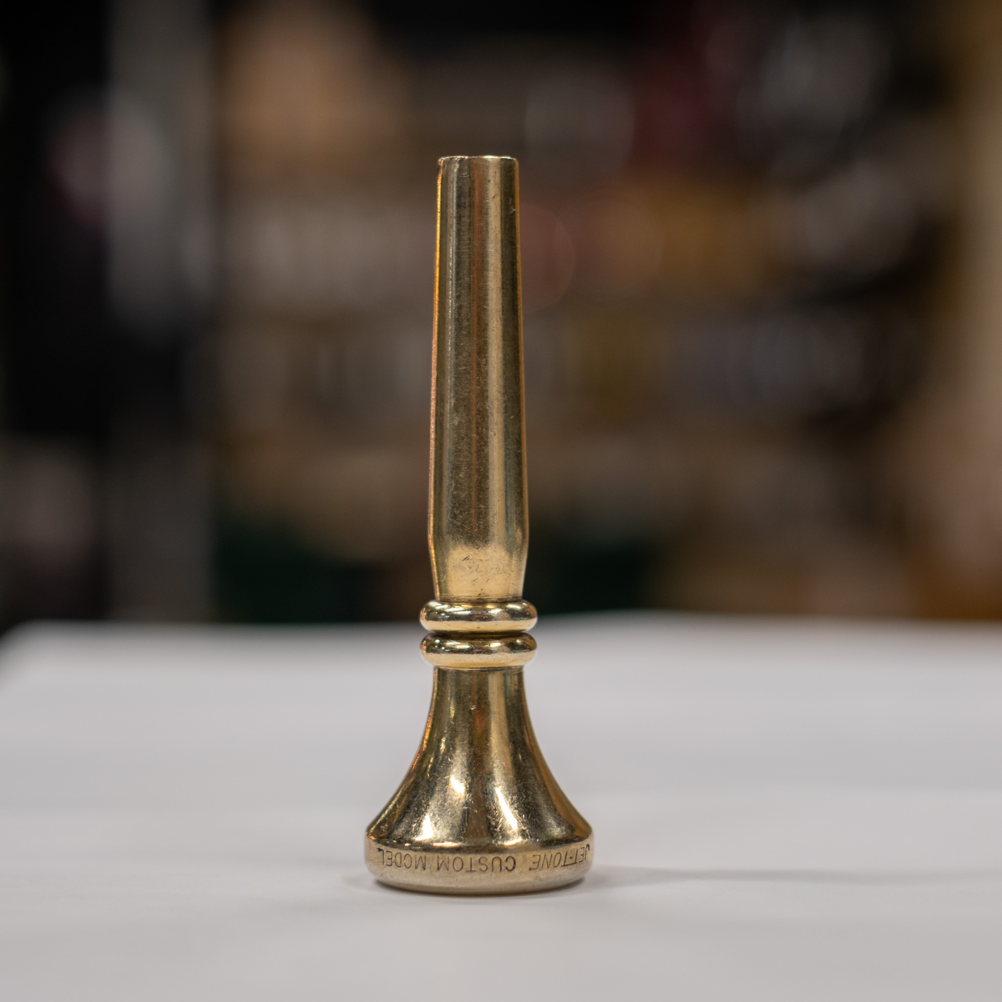 Used Jet-Tone Custom Trumpet Mouthpiece (Gold Plated) - Joe Shepley ...