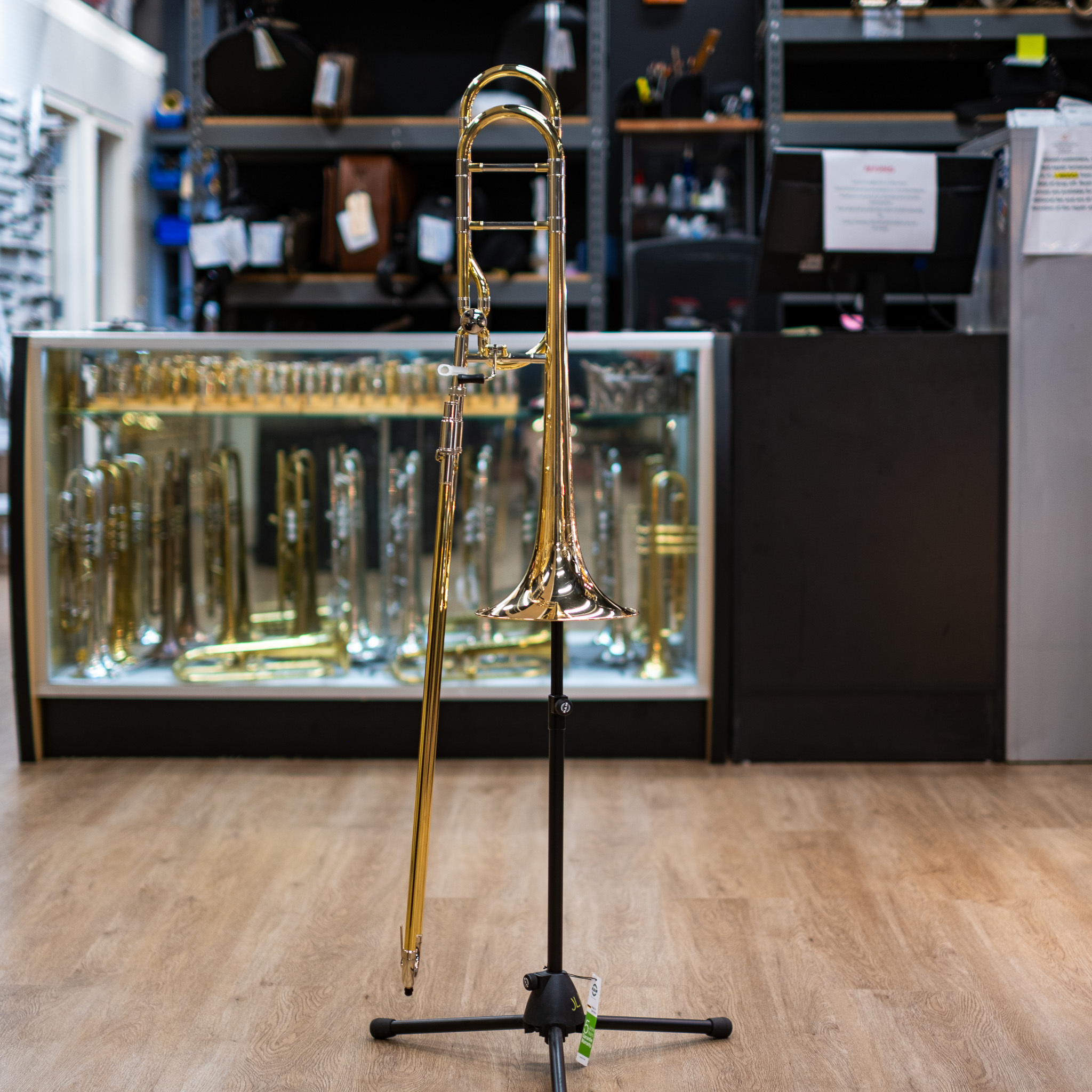 Y-Fort YSL563G Large Bore Tenor Trombone w/ Gold Brass Bell - New