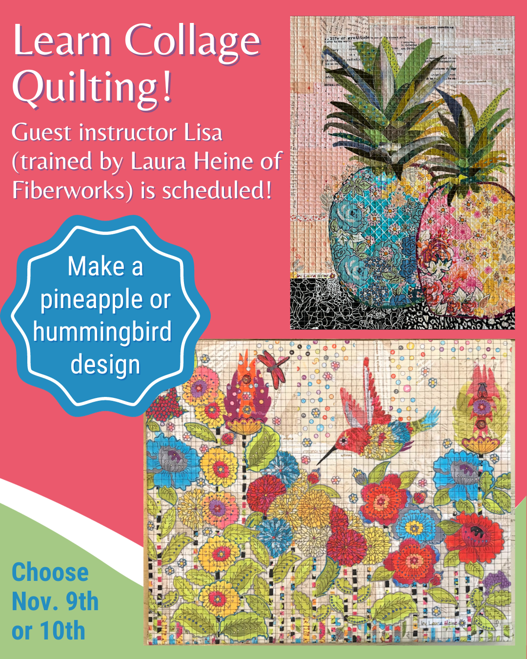 Laura Heine Collage Quilting