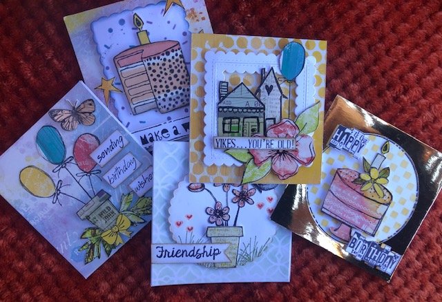 Happy Birthday Note Cards
