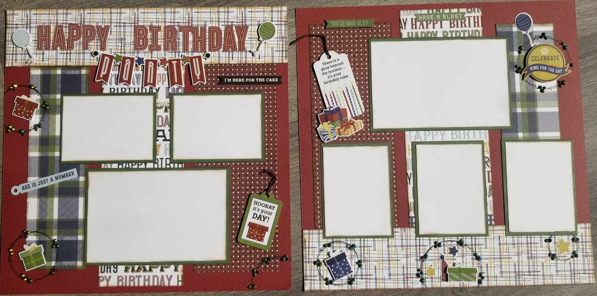 April 2024 Birthday Bash Layout Kit