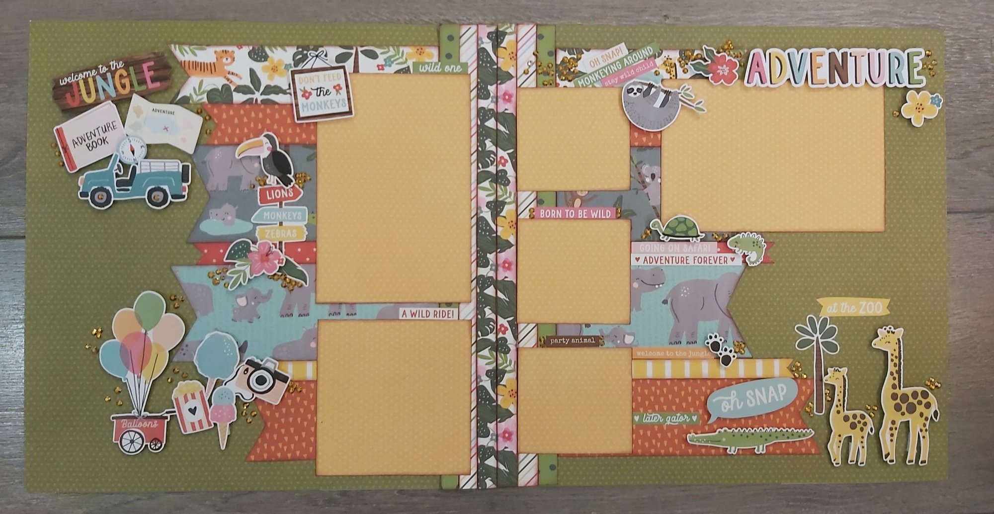 September 2022 Into The Wild Layout Kit