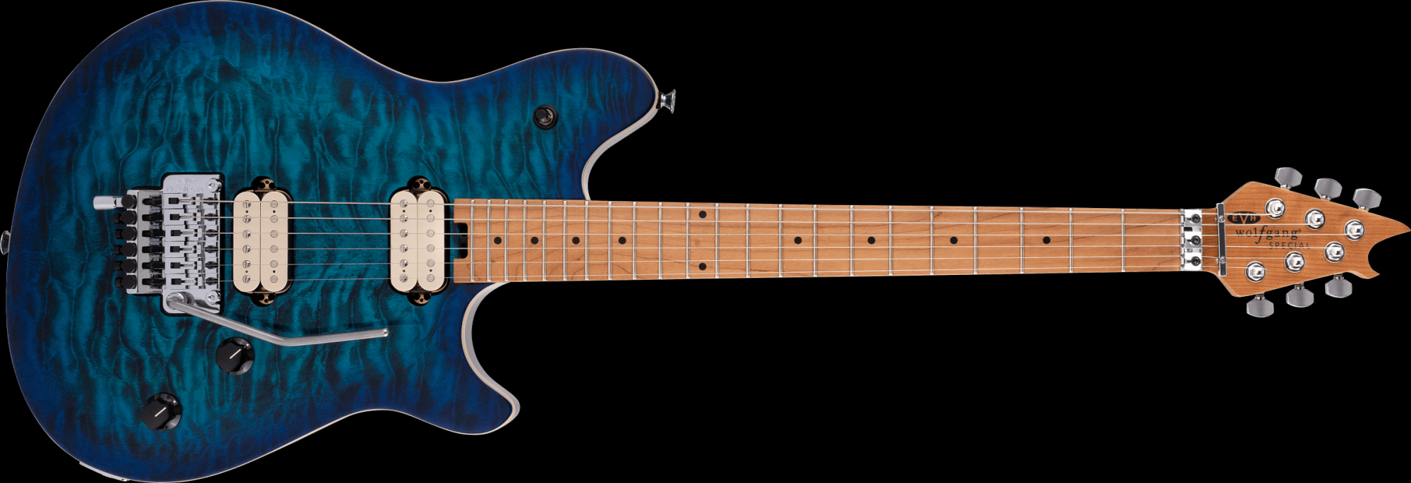 Fender Wolfgang Special QM, Baked Maple Fingerboard, Chlorine Burst ...