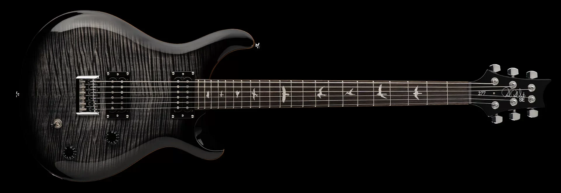 PRS SE 277 Charcoal Burst 277CA Electric Guitar - 825362026259