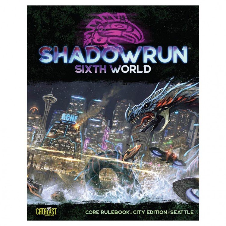 Shadowrun 6E Core Rulebook Seattle Edition 9781638610335 Shadowrun 6E Core Rulebook Seattle Edition 9781638610335