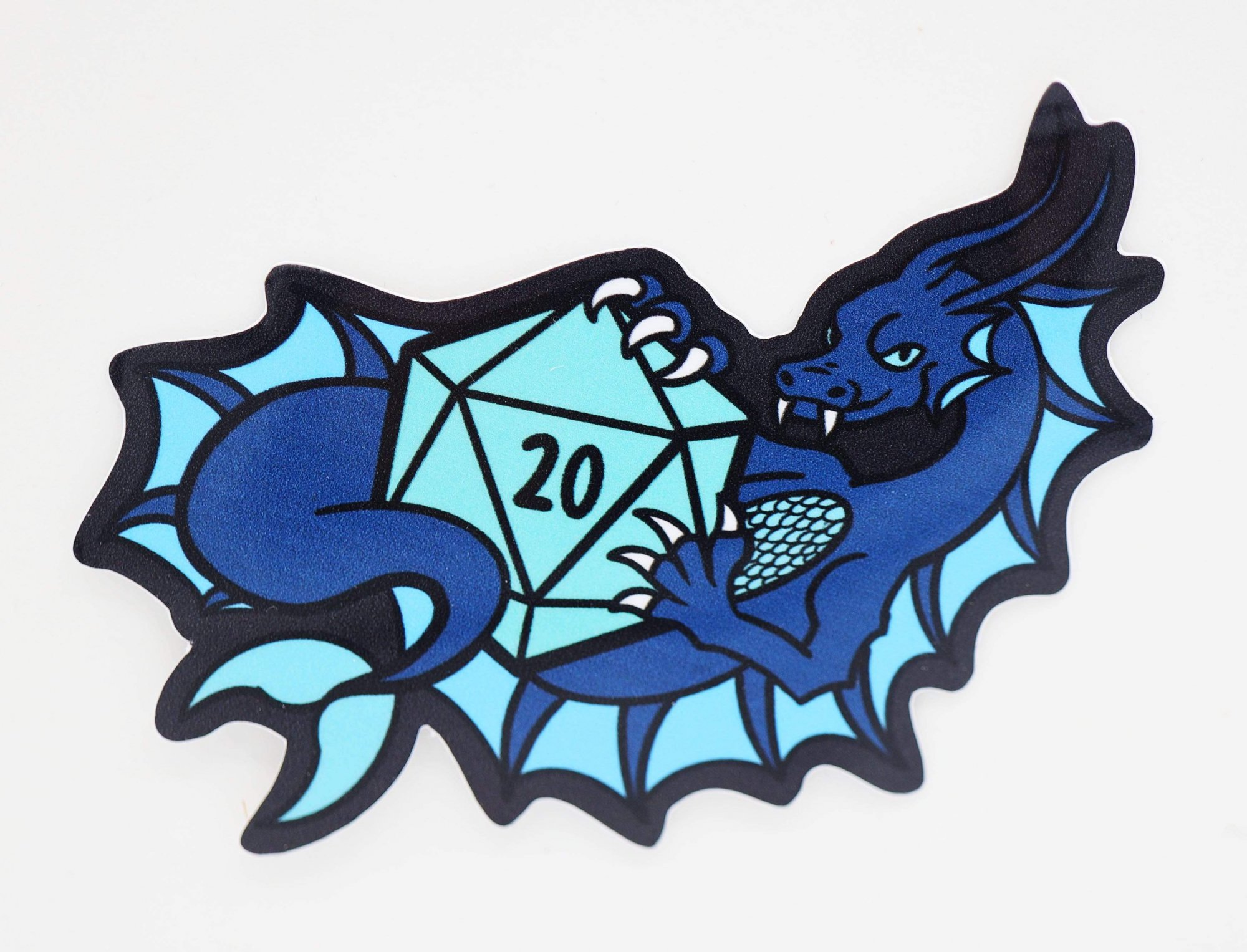 FBG Dice Dragons Water Dragon Sticker FBG Dice Dragons Water Dragon Sticker