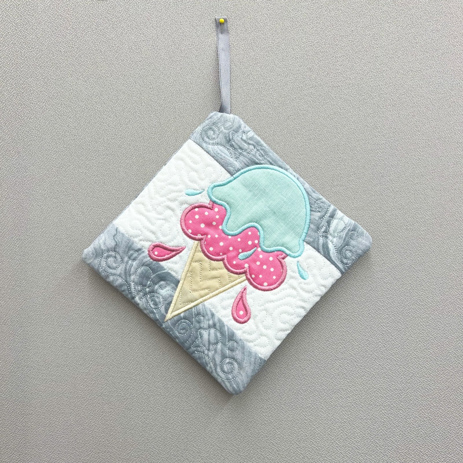 Beginning Embroidery - In the Hoop Pot Holder