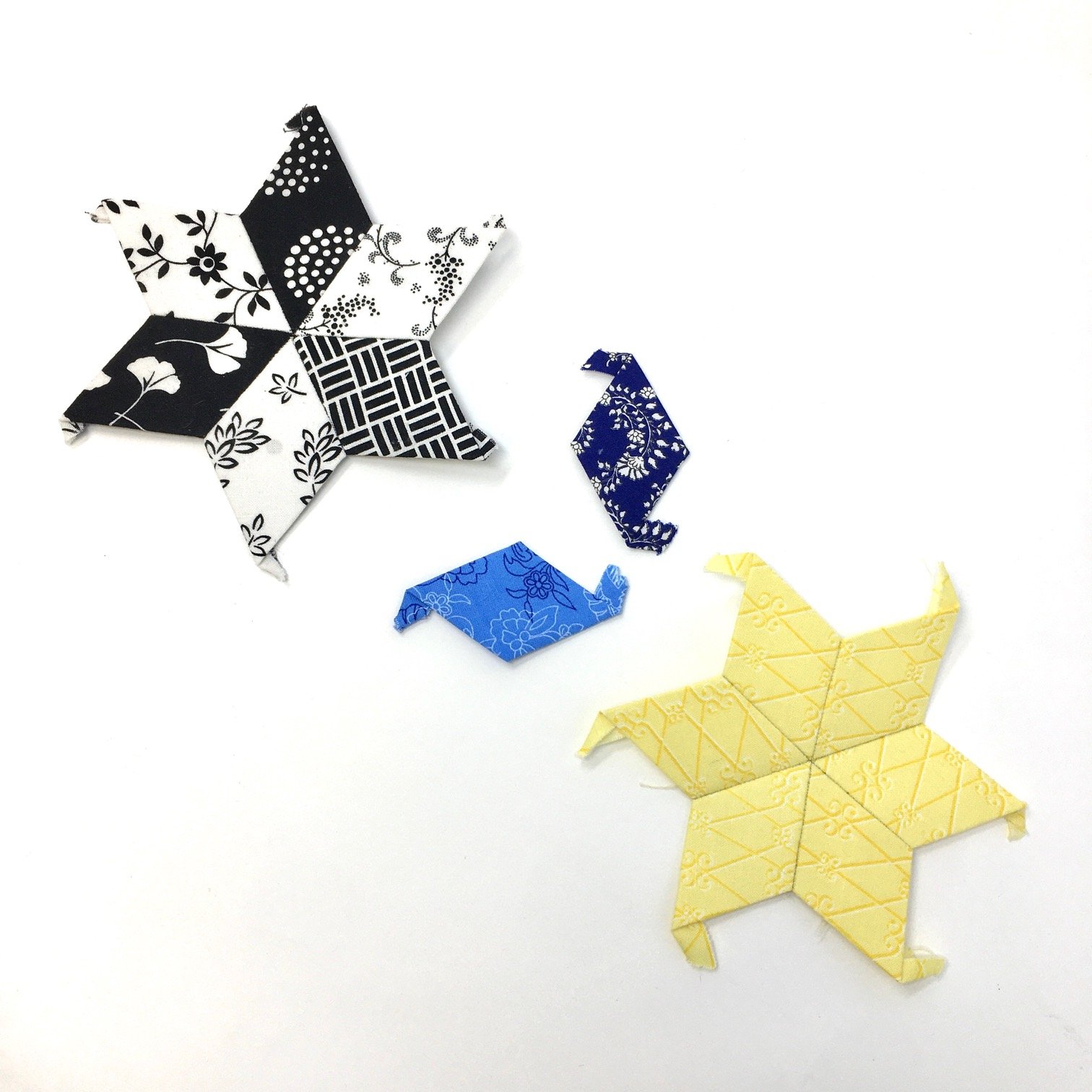 English Paper Piecing Intro To 6 Point Diamond