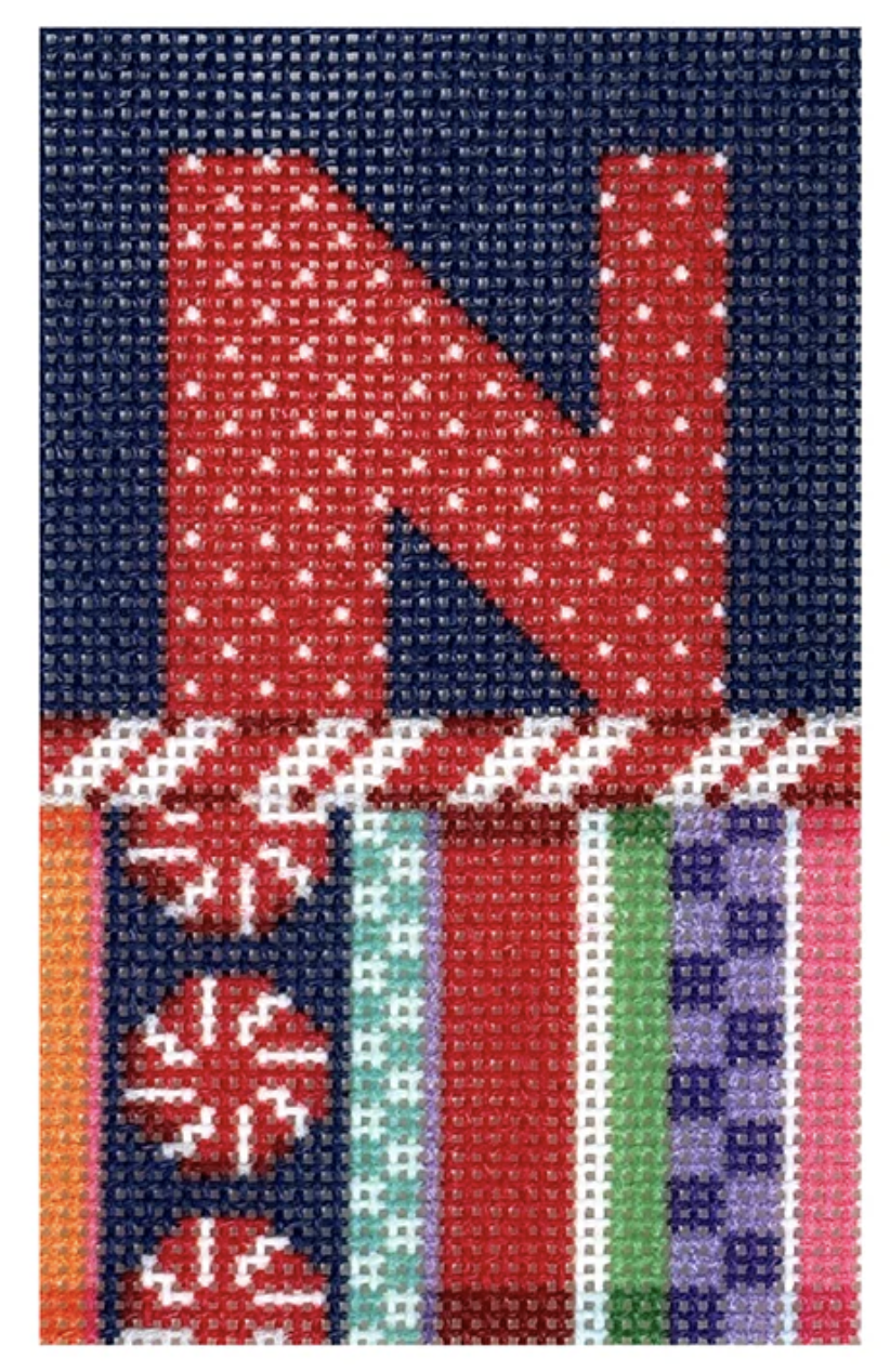 Jolly Stripe Alphabet Letter N