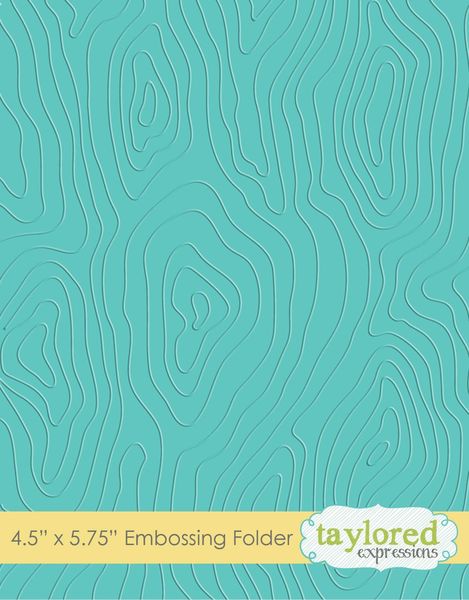 WOODGRAIN EMBOSSING FOLDER - 639302632741