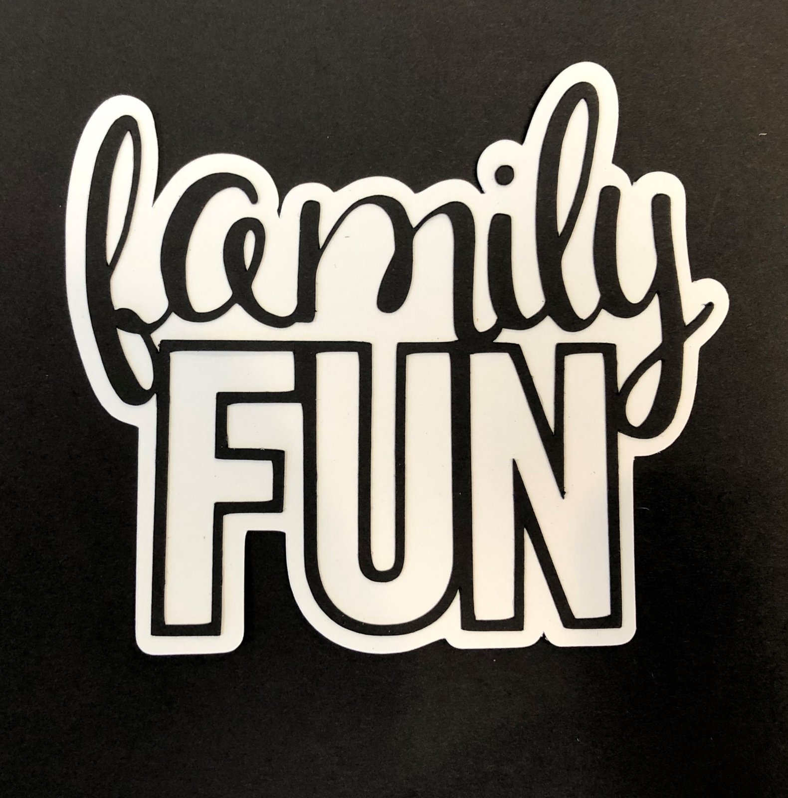Family Fun Die Cut Family Fun Die Cut