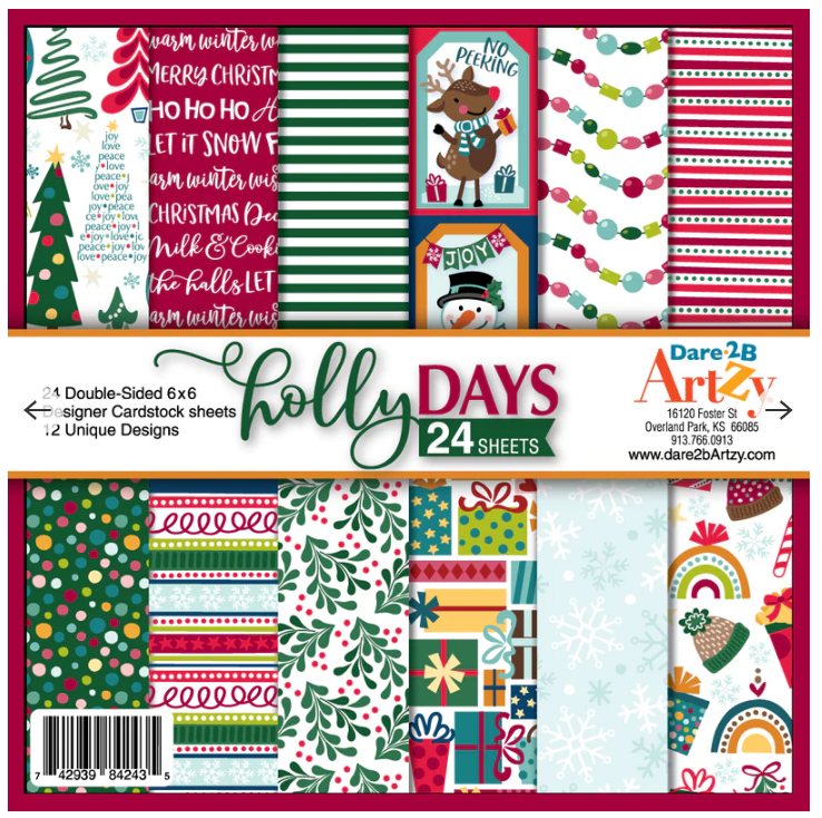 HOLLY DAYS 6X6 PAPER PACK - 742939842435