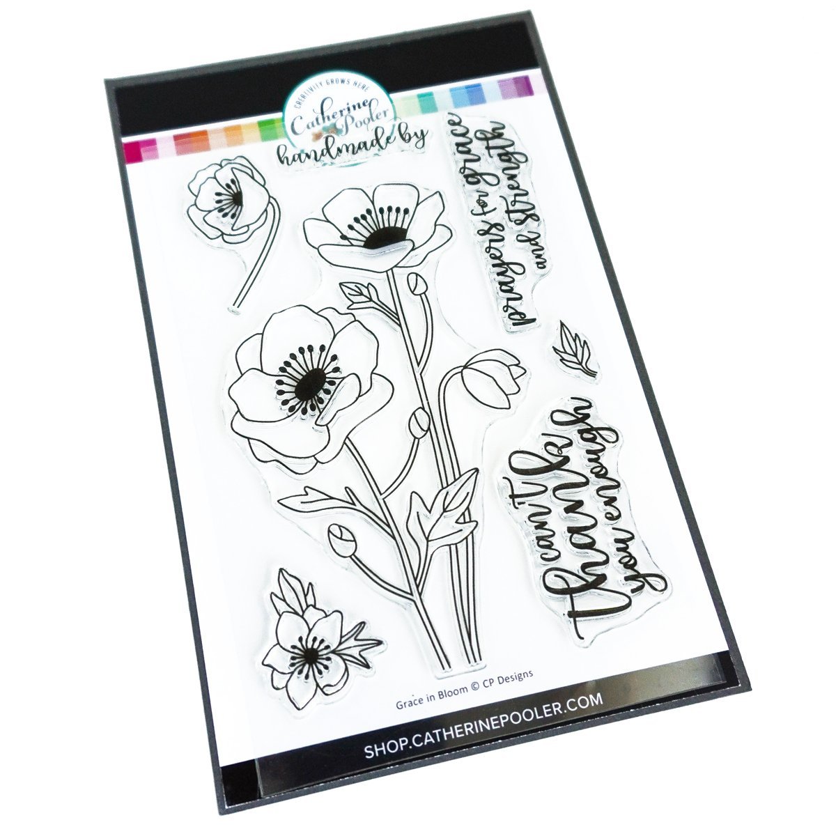 Grace in Bloom Floral Stamp Set - 819447025770