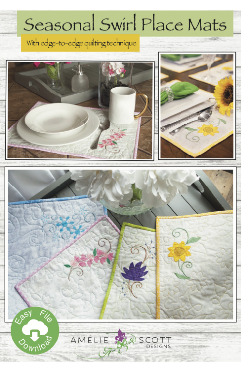 Embroidery Club July 2026 - Amelie Scott Edge-to-Edge Quilting