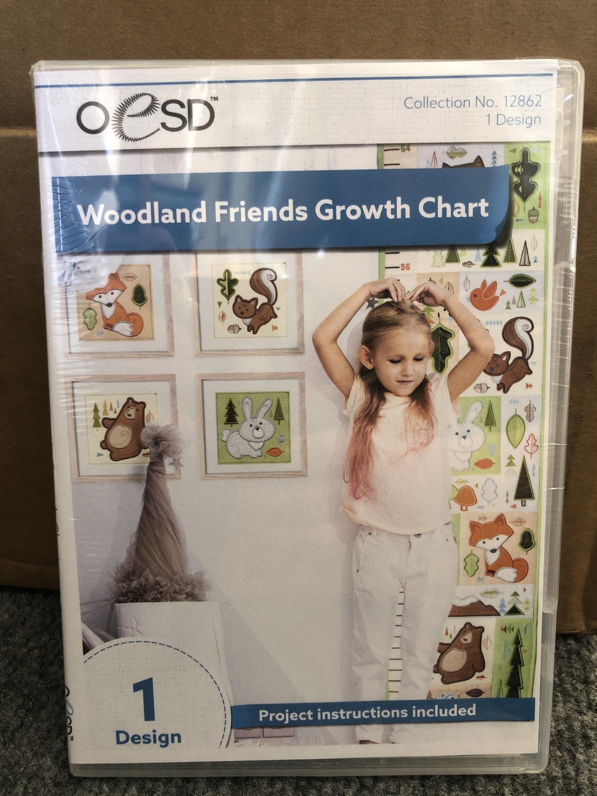 OESD Woodland Friends Growth Chart - 12862USB