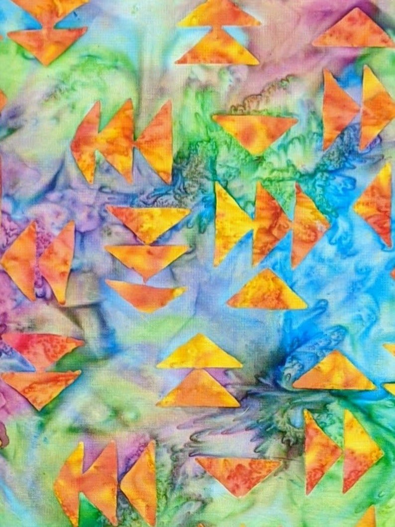 Rainbow Sherbet Flying Geese