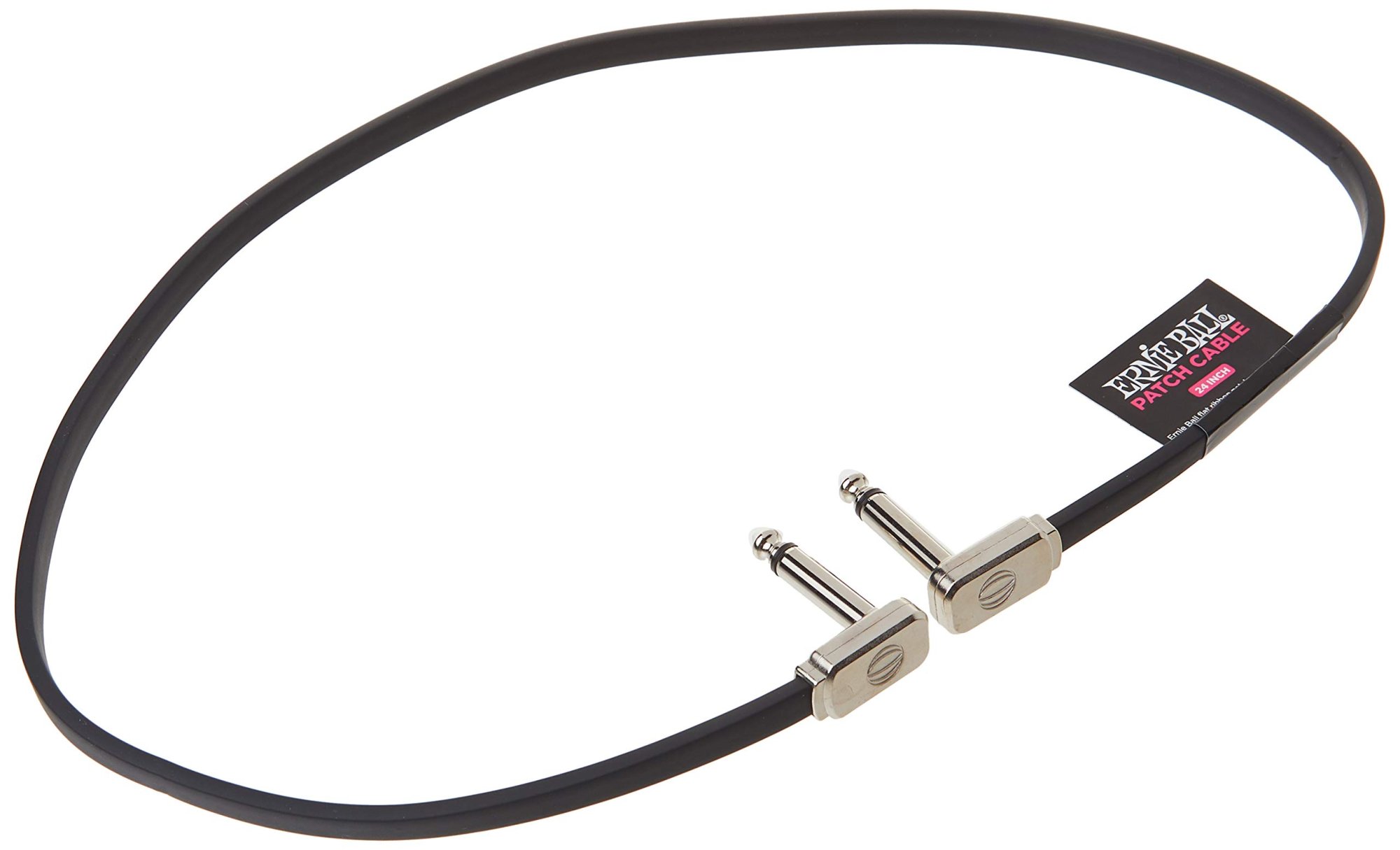 Ernie Ball P06228 Single Flat Ribbon Pedalboard Patch Cable - Right ...