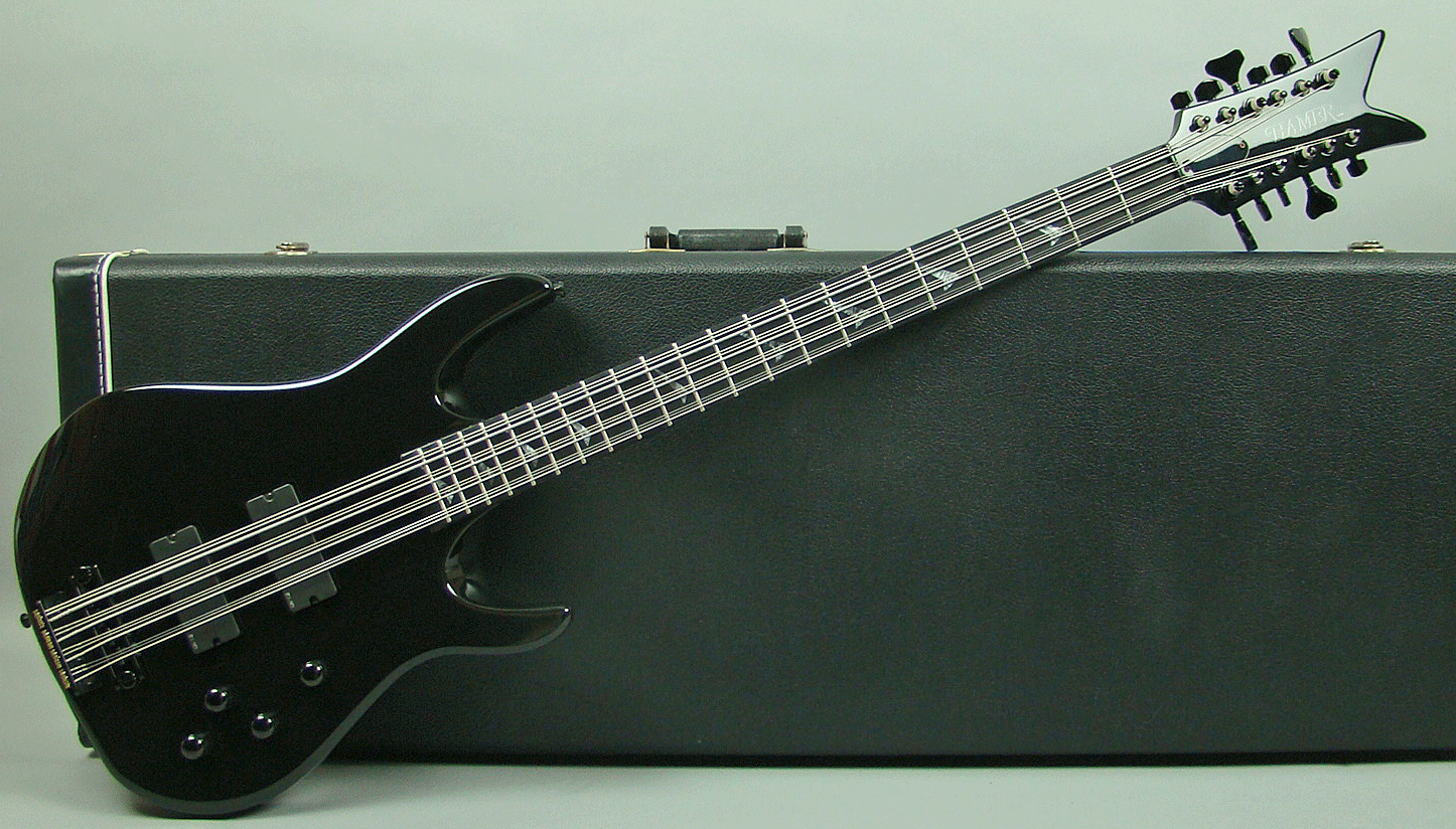 Hamer B12L 12-String Bass- Black
