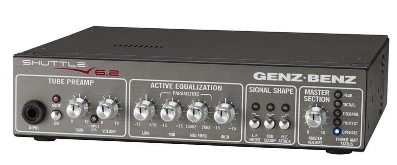 Genz Benz Shuttle 6.2-12T 600W 12AX7, Class D, Lightweight