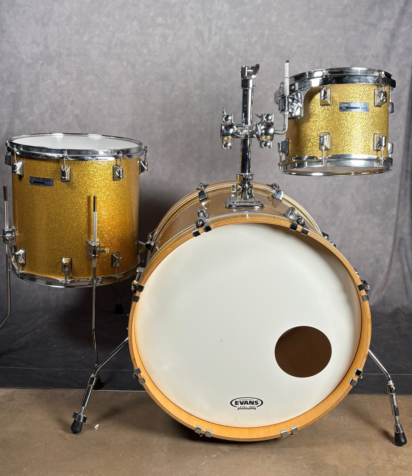 Used Taye Pro X 3-pc Drum Kit