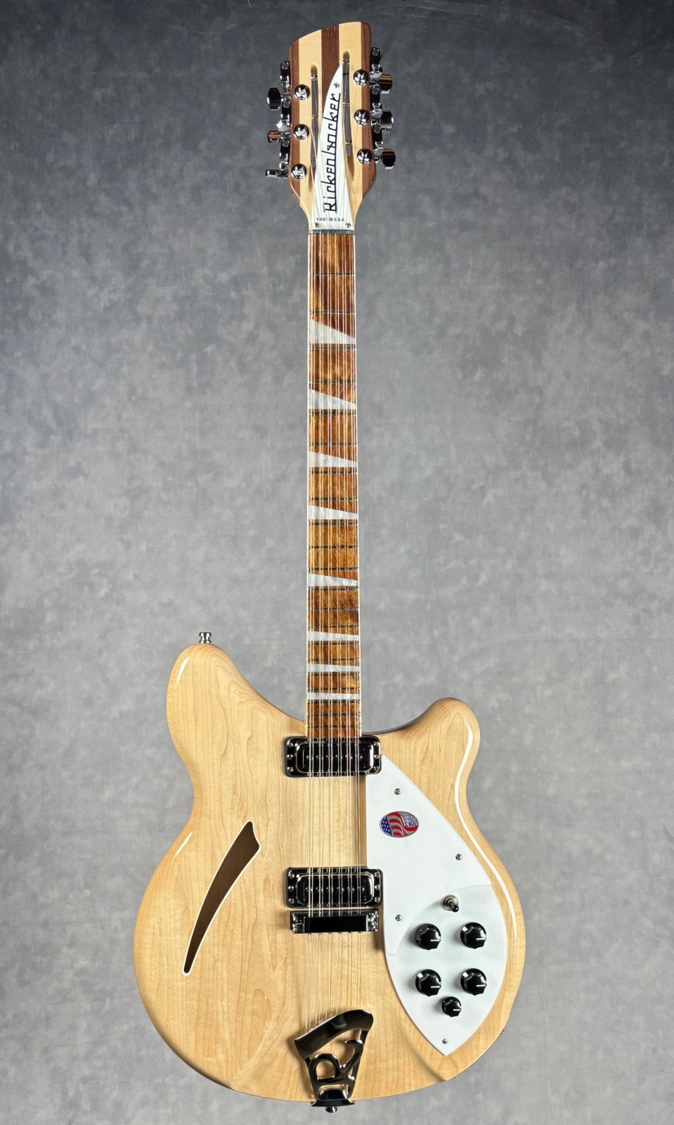 Rickenbacker 360/12 Semi-Hollowbody 12-String - Maple Glo