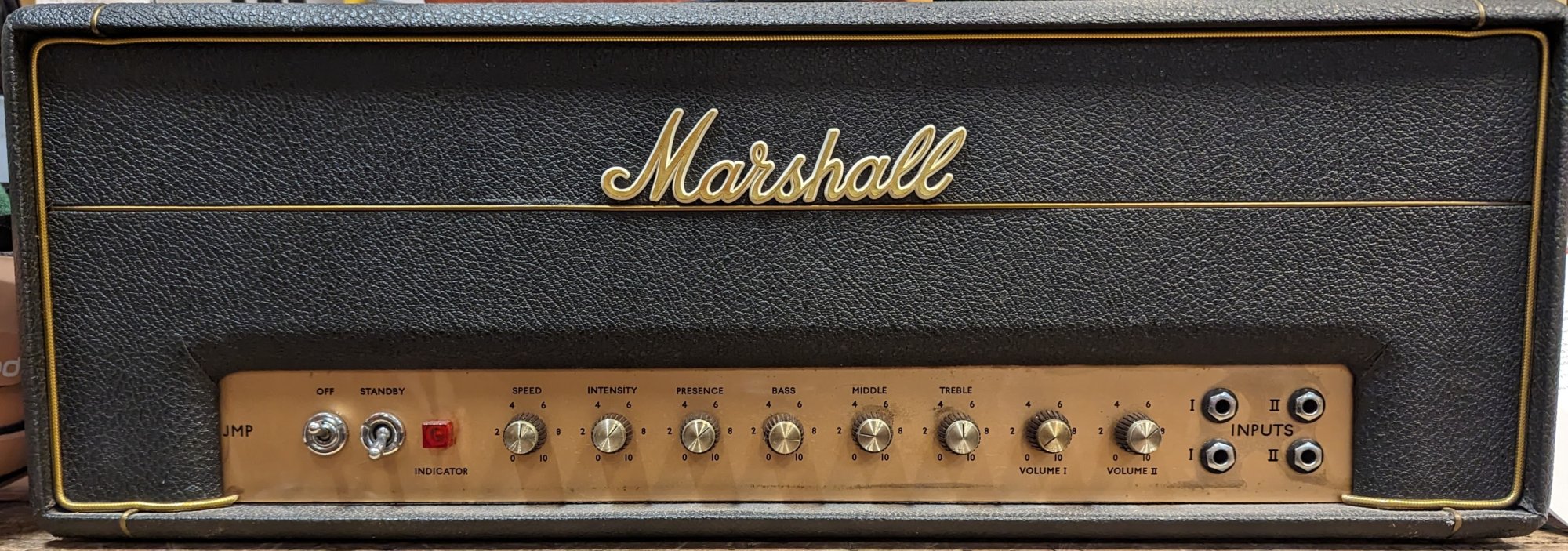 1970 Marshall 1987T 50-Watt Tremolo Plexi Head