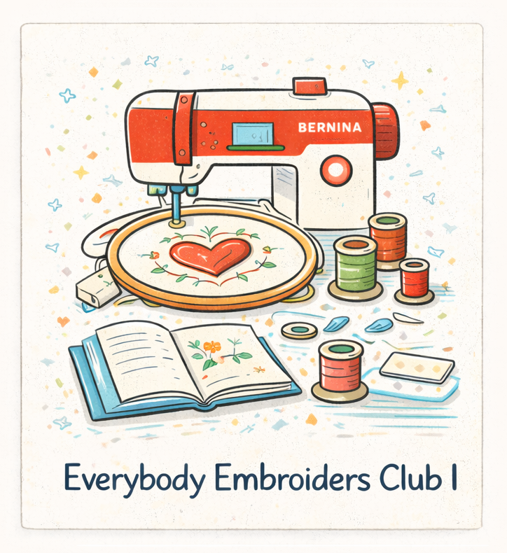 CLUB: Everybody Embroiders Club Punch Card 10-3pm