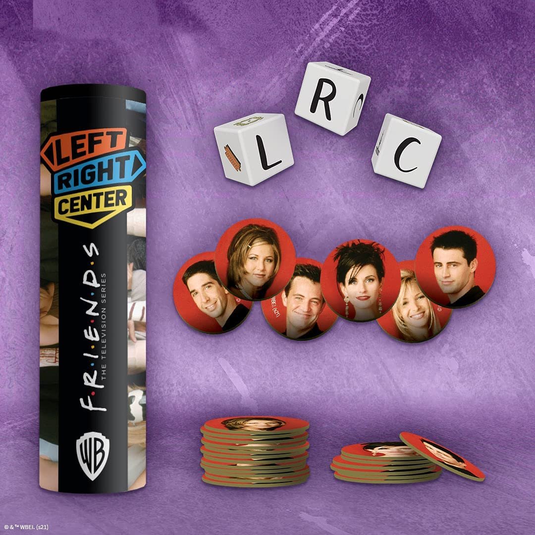 LEFT RIGHT CENTER LRC Friends Edition Collectible Dice Game 