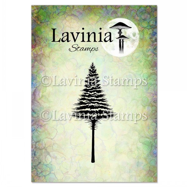 Lavinia Stamps Snowy Fir Tree Small Stamp - 740111932073