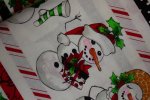 SPECIALTY FABRICS: Snow Lady Christmas Borders on White: Snow Lady by ...