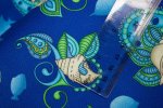 Paisley Sea Shells on Blue: Seashell Mystique by Debi Payne for ...