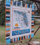 Florida Keys Lap Quilt Kit - Panel, Pattern, Fabric for Top and Binding ...